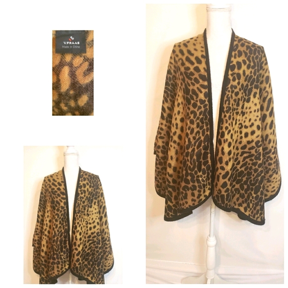 V. FRAAS | Accessories | V Frass Animal Print Wrap | Poshmark
